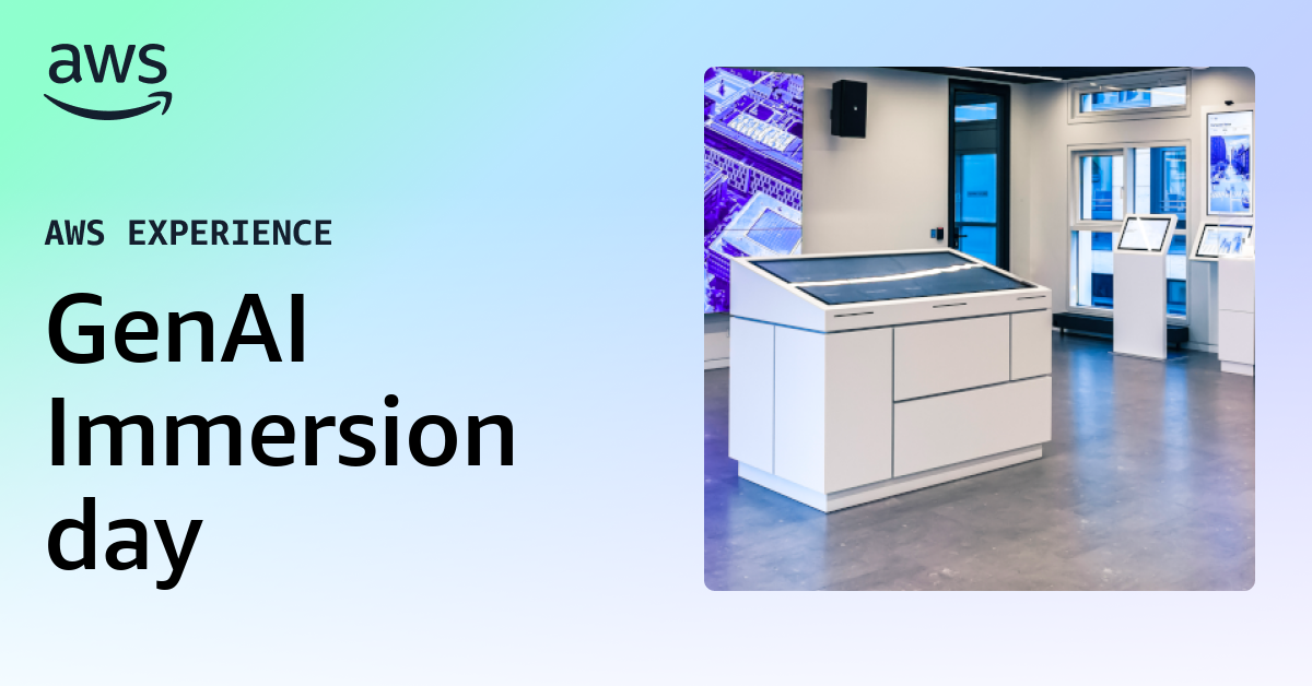 GenAI Immersion day