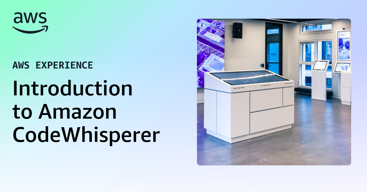 Introduction to Amazon CodeWhisperer