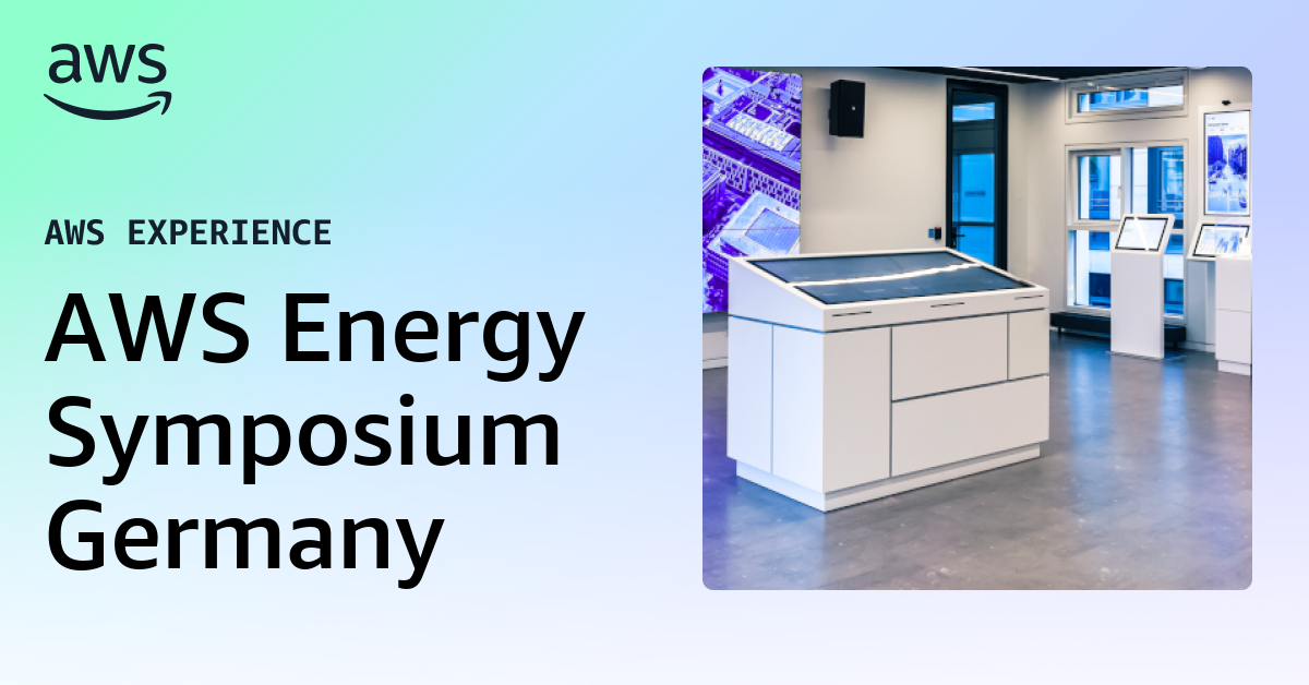 AWS Energy Symposium Germany