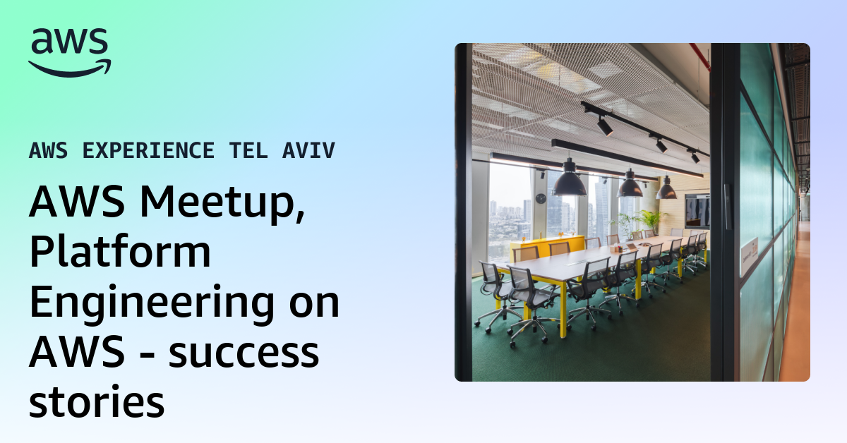 AWS Meetup, Platform Engineering on AWS - success stories