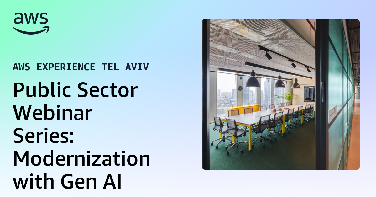 Public Sector Webinar Series: Modernization with Gen AI